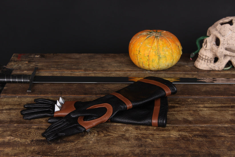 Witcher leather gloves – SokolArmory